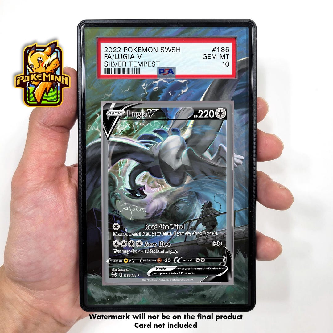 Lugia V Alternate Art Custom Pokemon Graded Display Case - Etsy