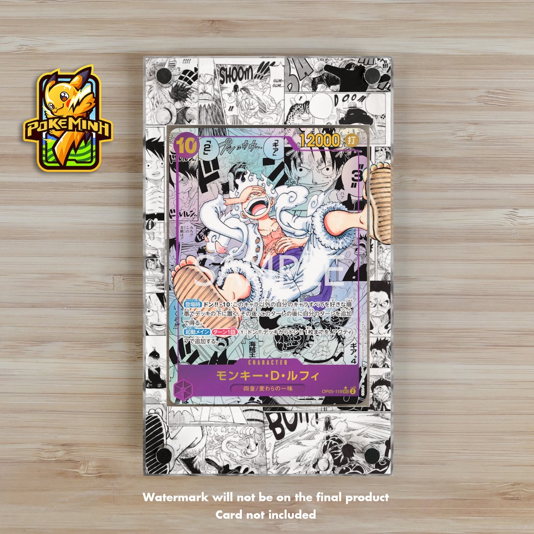 Monkey D. Luffy OP05-119 Manga Custom One Piece Display Case - Etsy