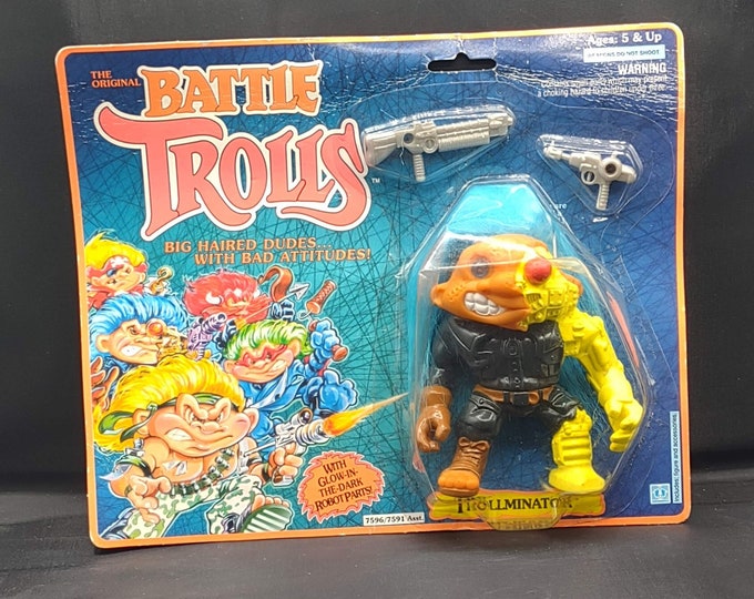 Battle Trolls- Trollminator- 1992 Hasbro- Original Packaging- Collector ...