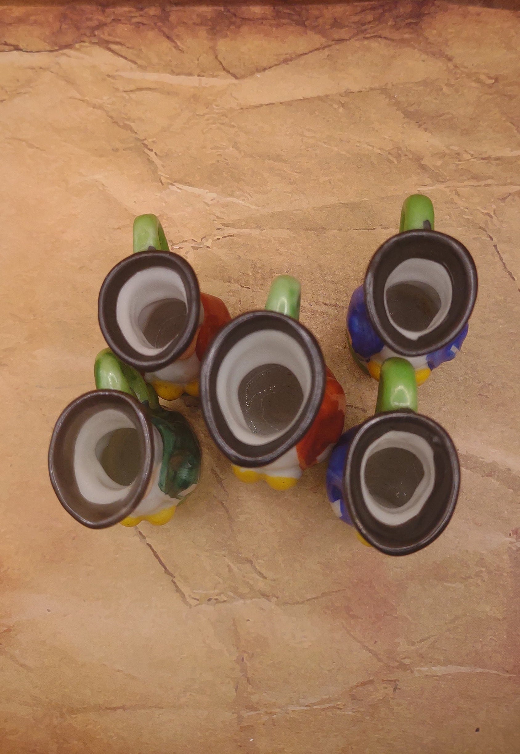 Miniature Creamer Pitcher Colonial Men Toby Pitchers Mini Creamer ...