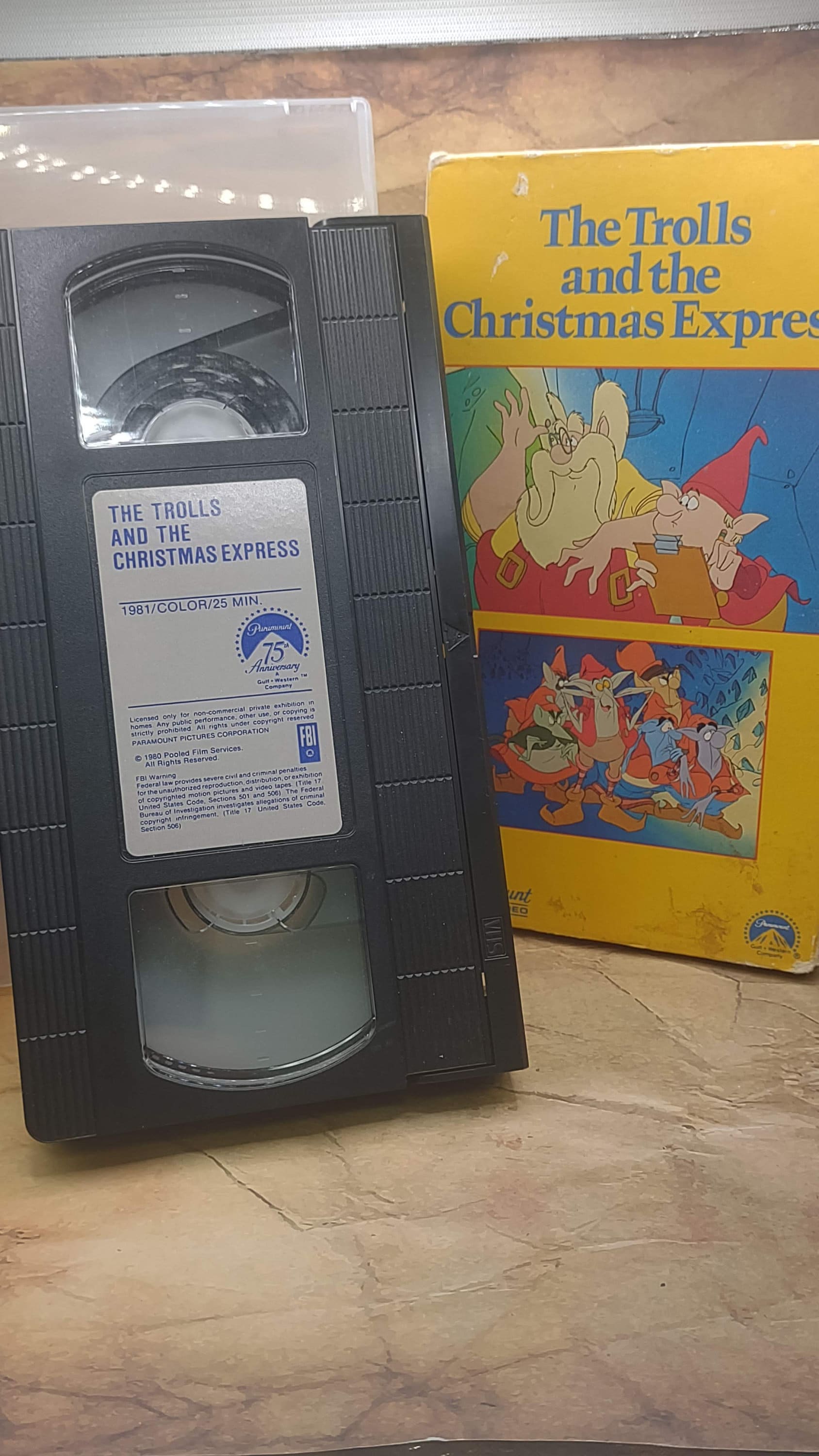 The Trolls and the Christmas Express VHS Paramount Home Video Video Tape Trolls Christmas Movie ...
