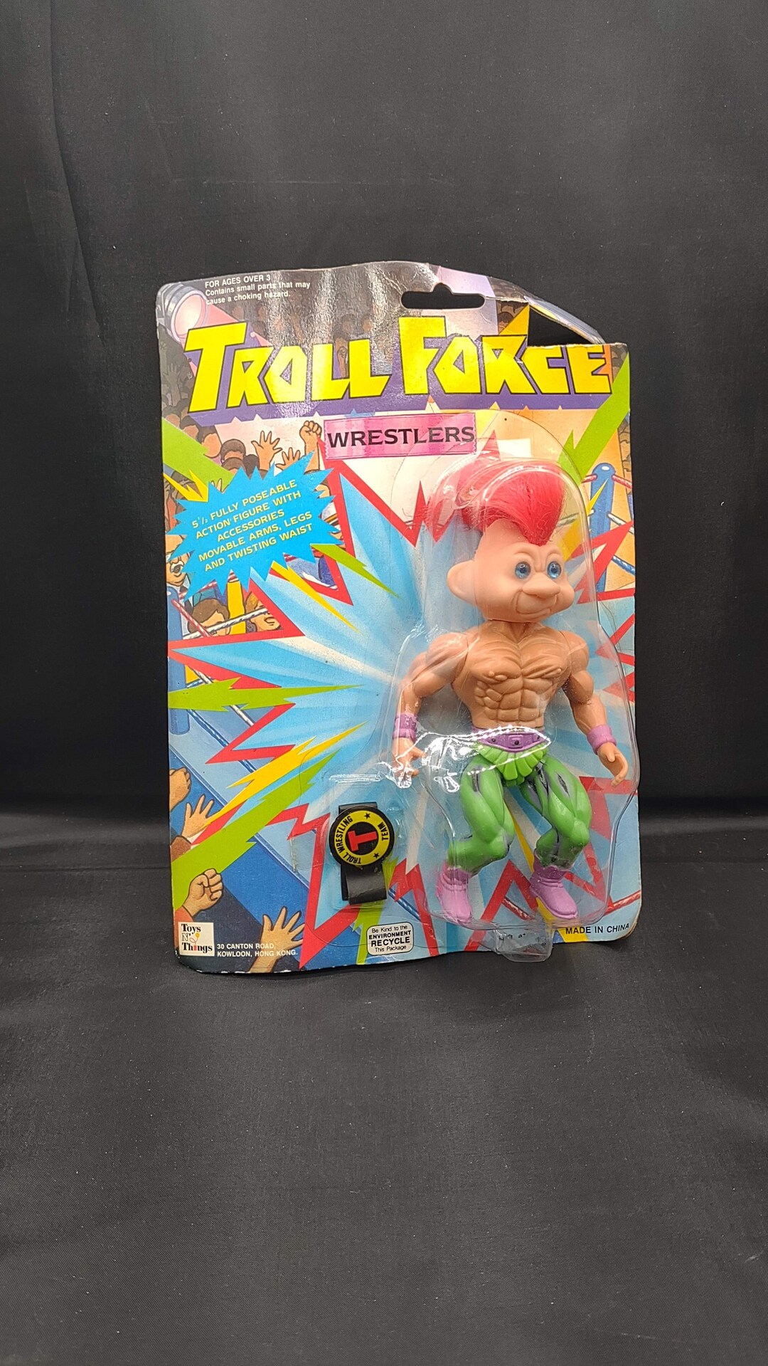 Troll Force- Wrestlers- Collectible Action Figure- Troll Wrestling Team ...