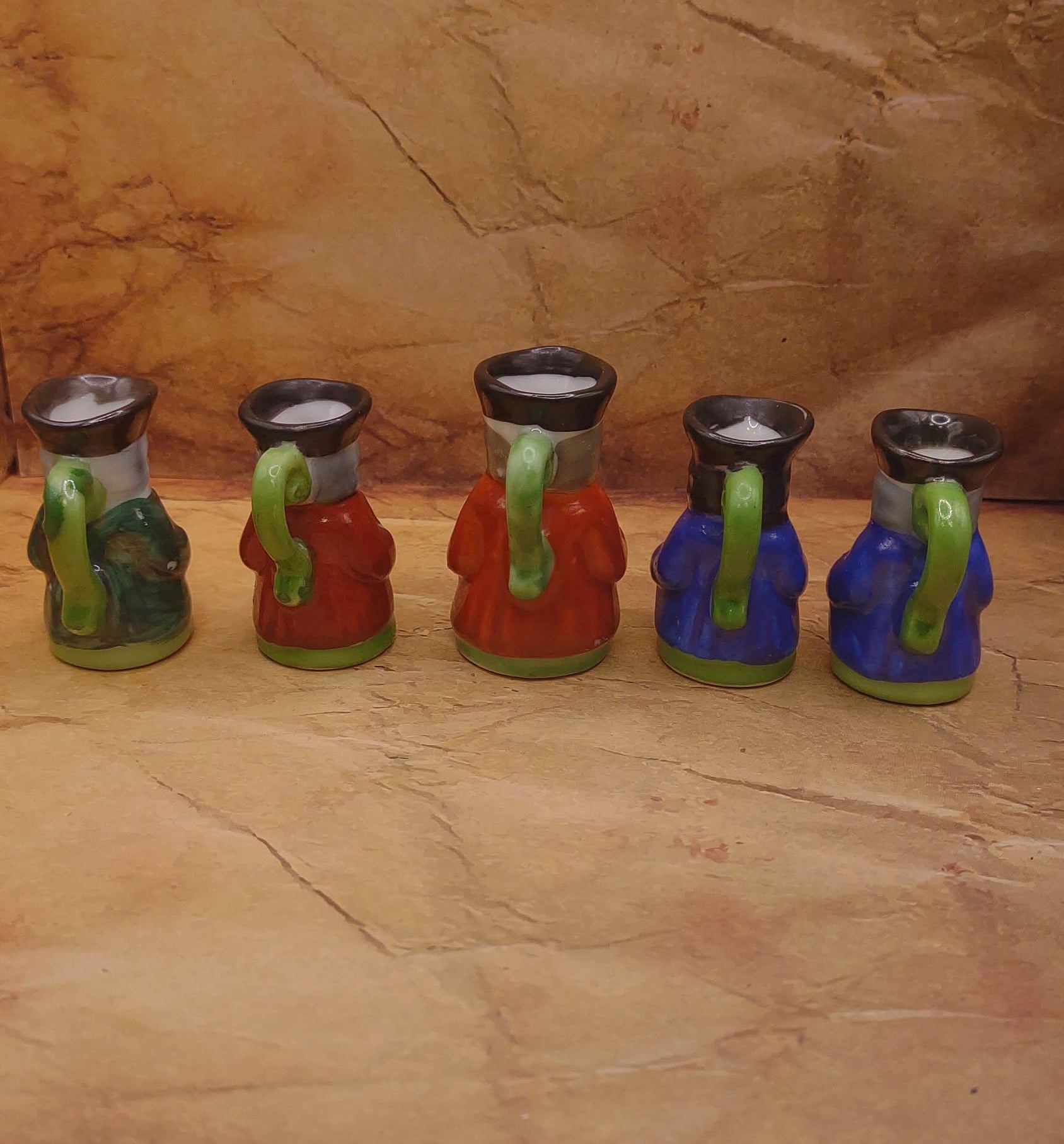 Miniature Creamer Pitcher Colonial Men Toby Pitchers Mini Creamer ...