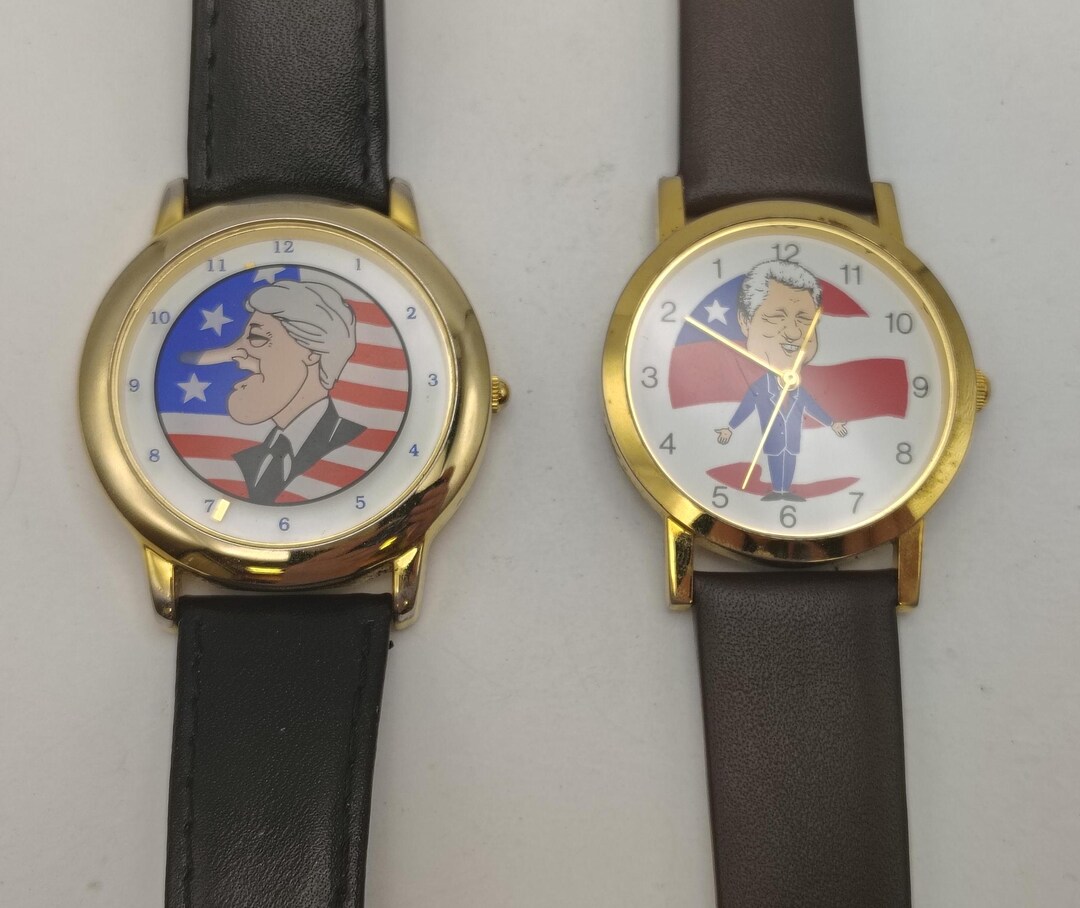 President Bill Clinton Collectible Novelty Watches Set- Political ...
