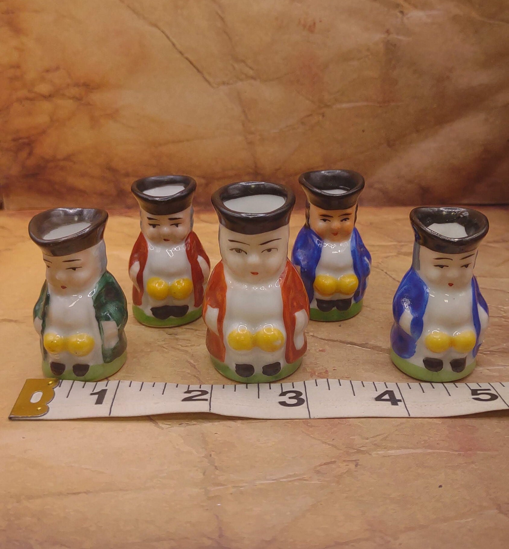 Miniature Creamer Pitcher Colonial Men Toby Pitchers Mini Creamer ...