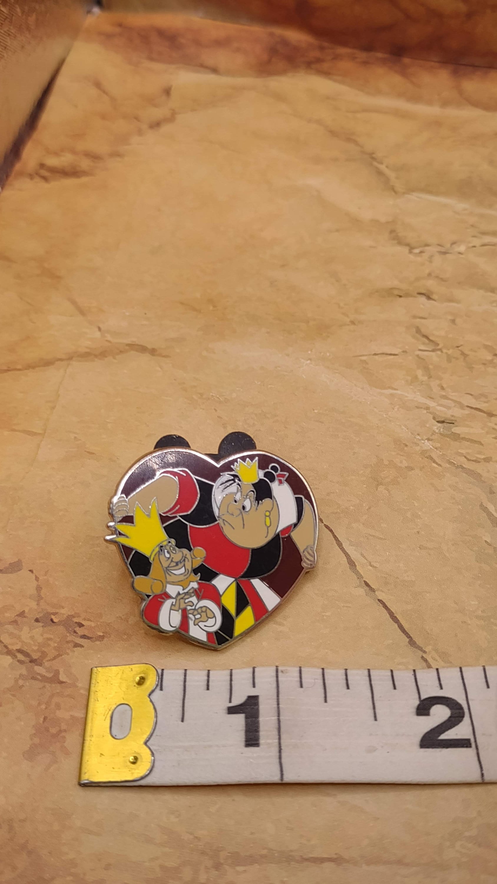 Disney Villains Queen of Hearts King of Hearts Alice in Wonderland Pin ...