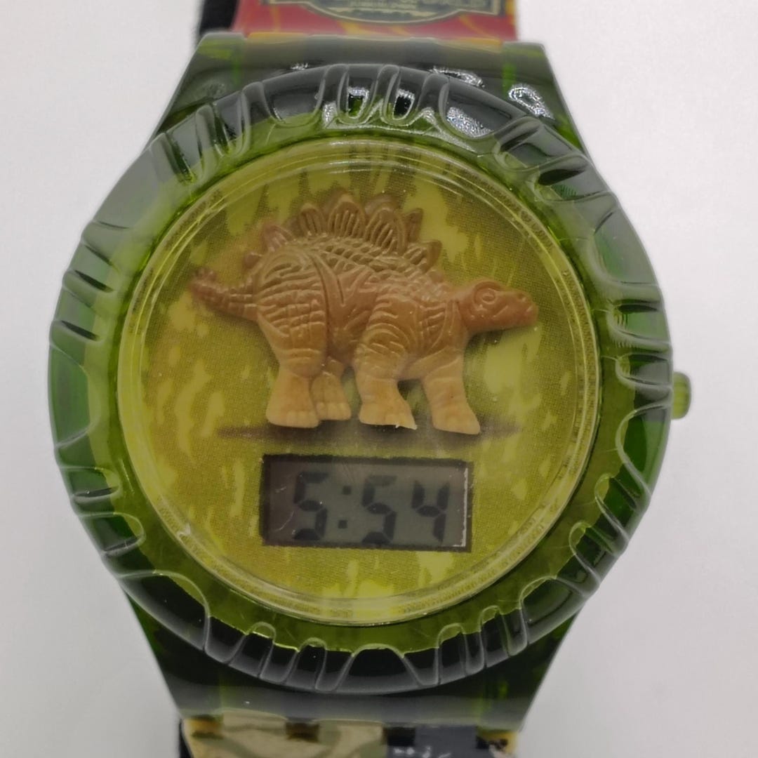 1997 Stegosaurus Watch, Jurassic Park Lost World Burger King ...