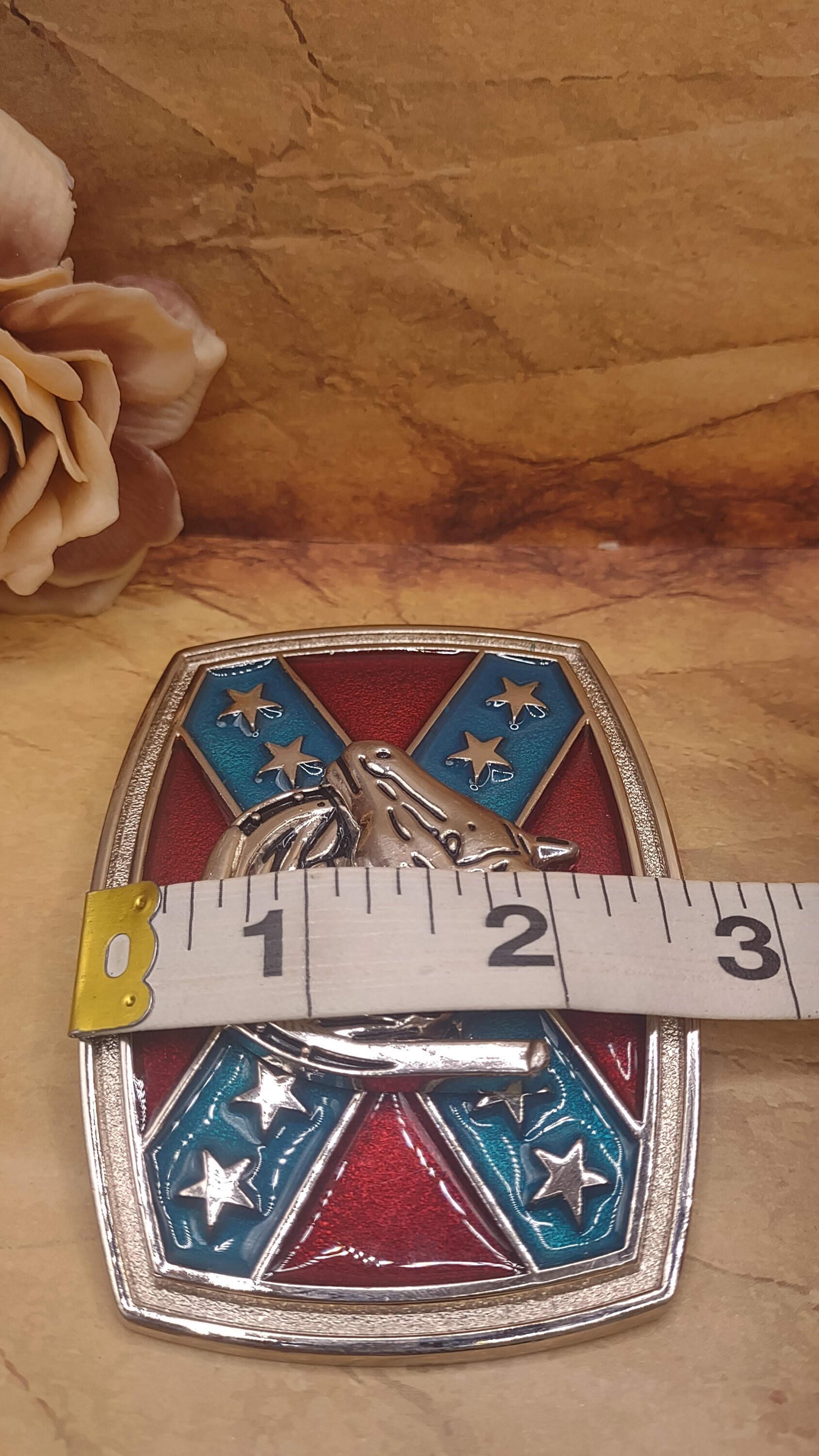 Southern Pride Horse Horse Shoe Belt Buckle Cowboy Buckle Enameled Belt ...