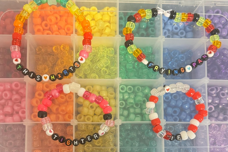 READ DESC Msi Themed Kandi Bracelets for Friends Music Themed Mindless ...