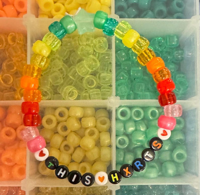 READ DESC Msi Themed Kandi Bracelets for Friends Music Themed Mindless ...
