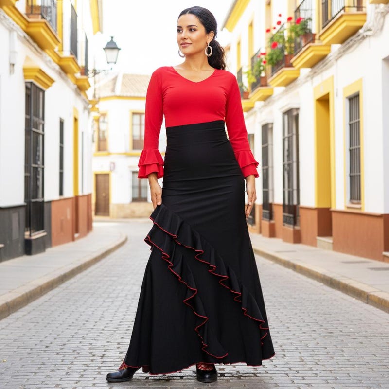 Flamenco Long Skirts - Etsy
