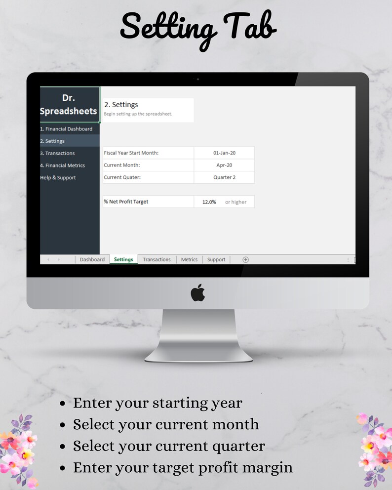 Profit and Loss or Income and Expense Tracker Template for Personal and ...