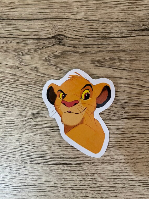 The Lion King Simba Smirk Sticker - Etsy