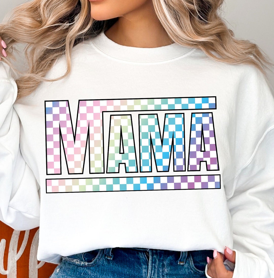 Retro Checkered Mama Png, Mama Png, Distressed Mama Png, Retro Mama Png ...