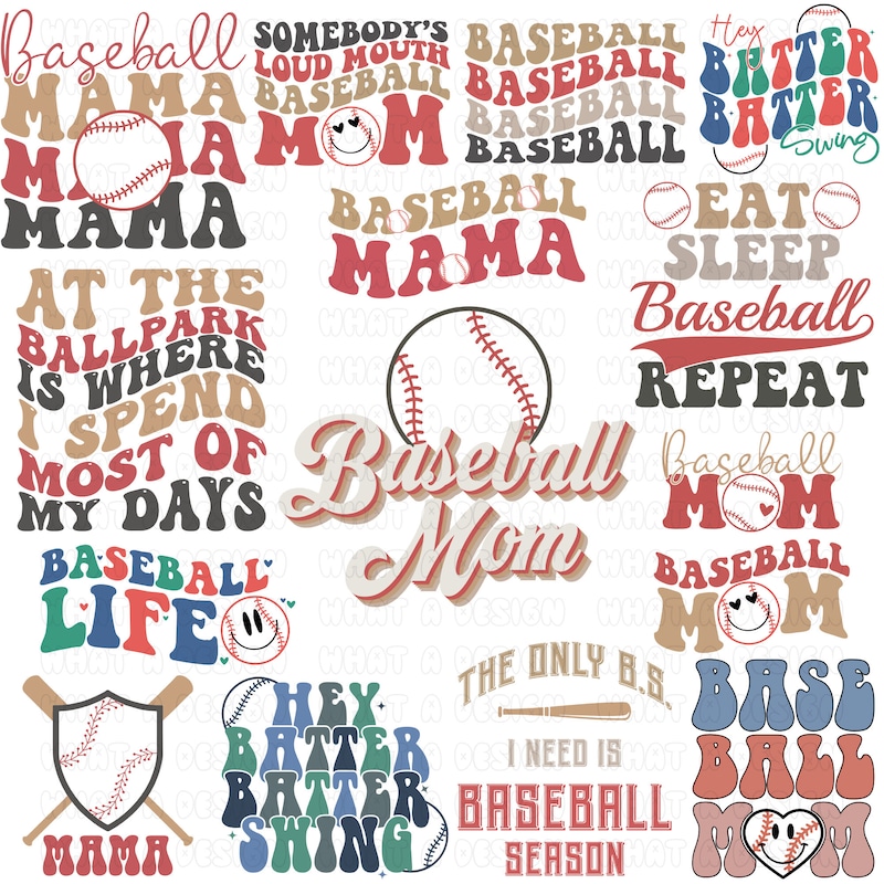 Kids Baseball Svg - Etsy