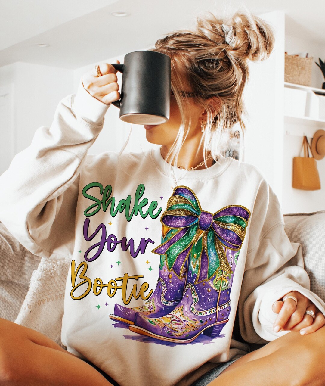 Shake Your Bootie PNG, Mardi Gras Cowboy Boot, Brushstroke Boots Png ...