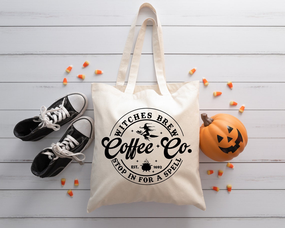 Witches Brew Coffee Co Svg Witches Brew SVG Halloween Witch - Etsy