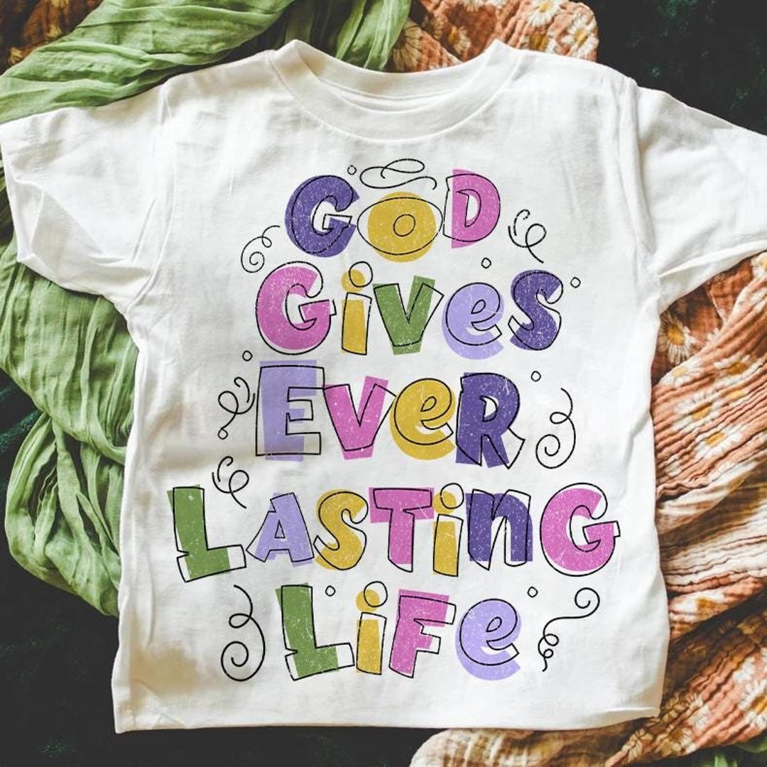 God Gives Everlasting Life Png, Christian Png, Bible Png, Bible Verse ...