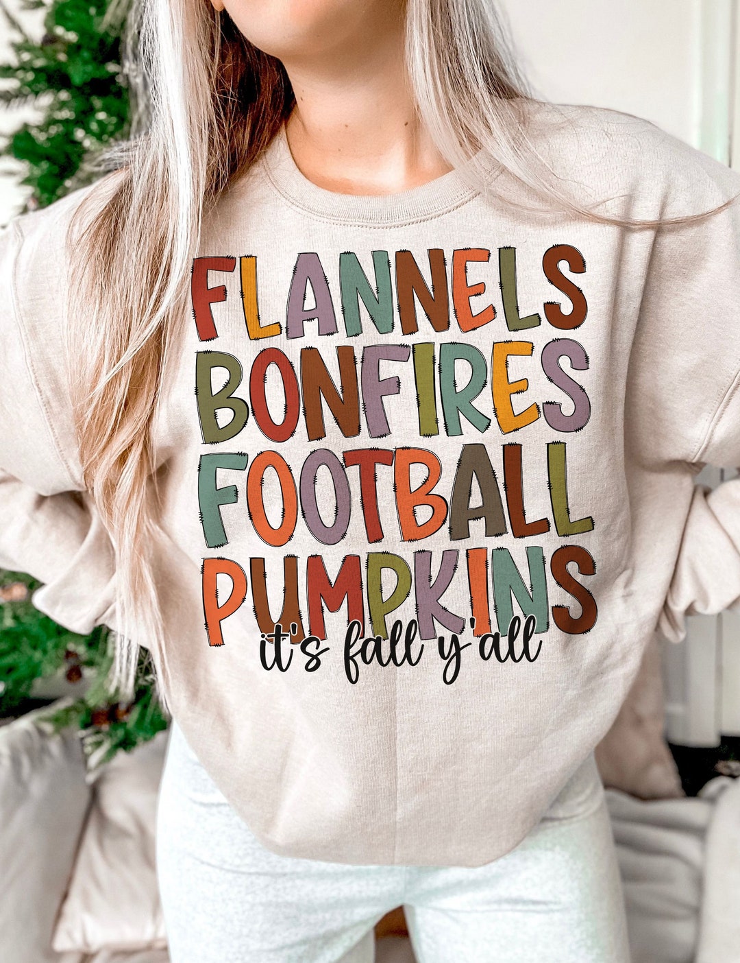 It's Fall Y'all PNG, Flannels Bonfires Football Pumpkins, Retro Fall ...