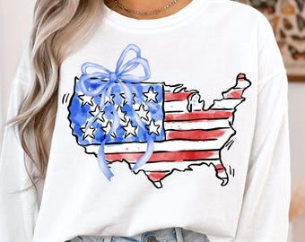 Preppy American Flag PNG, Preppy Bow Flag, Preppy Patriotic Clip Art ...