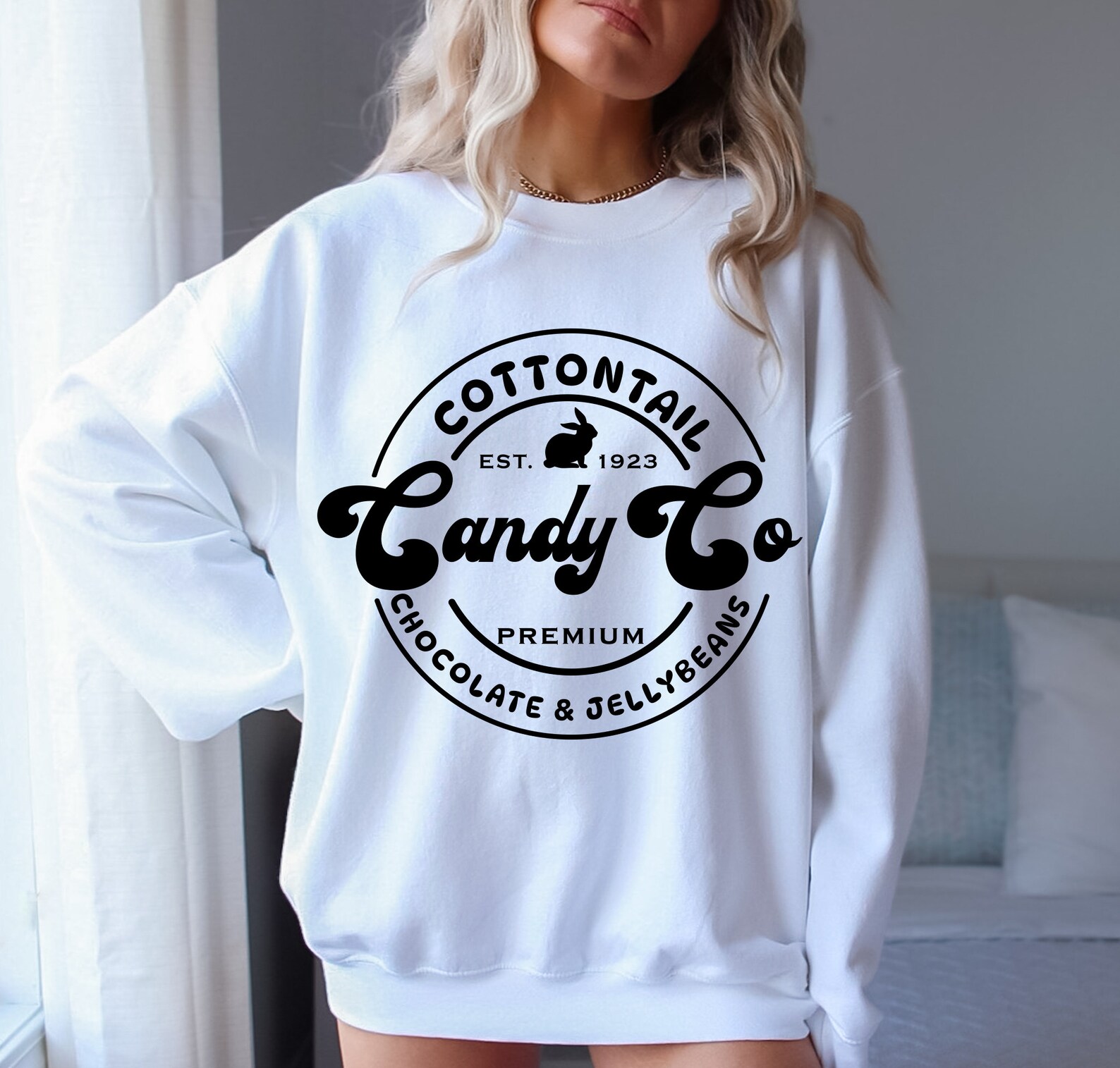 Cottontail Candy Company SVG PNG PDF, Happy Easter Svg, Bunny Svg ...