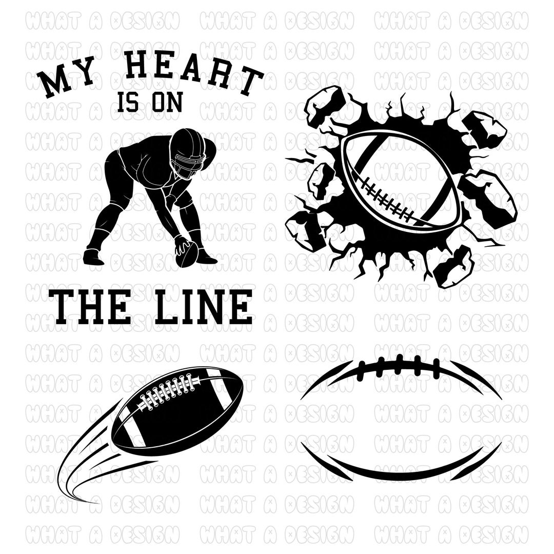 Football SVG Bundle Cricut, Football Helmet Svg, Football Mom Svg ...