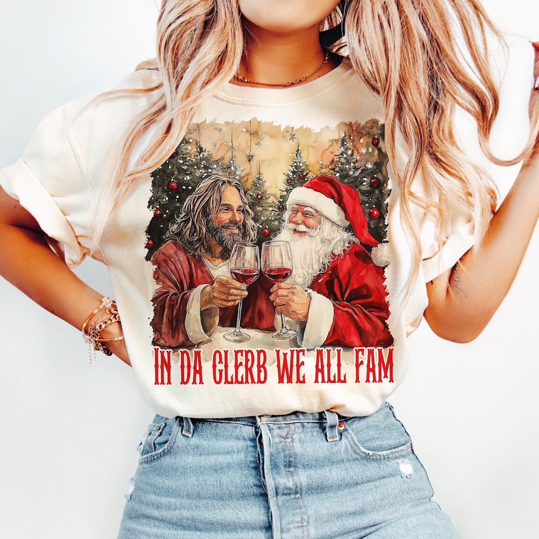 In Da Clerb We All Fam Png, Christmas Groovy Png, Christmas Tree Png ...