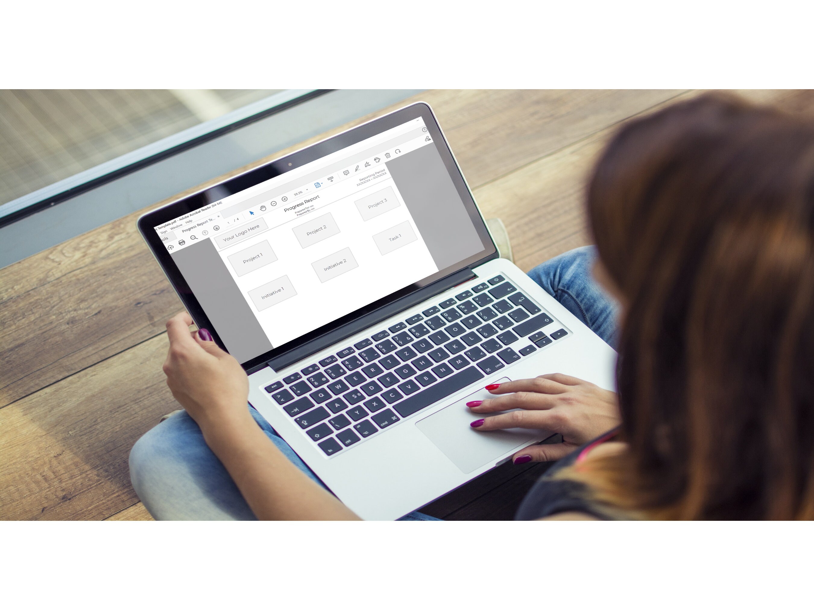 Digital Project Progress Report Template | PDF Template ...