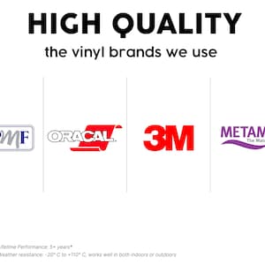 Custom Vinyl Logo Decal-stickers, Personalized Design, Size and Shape ...