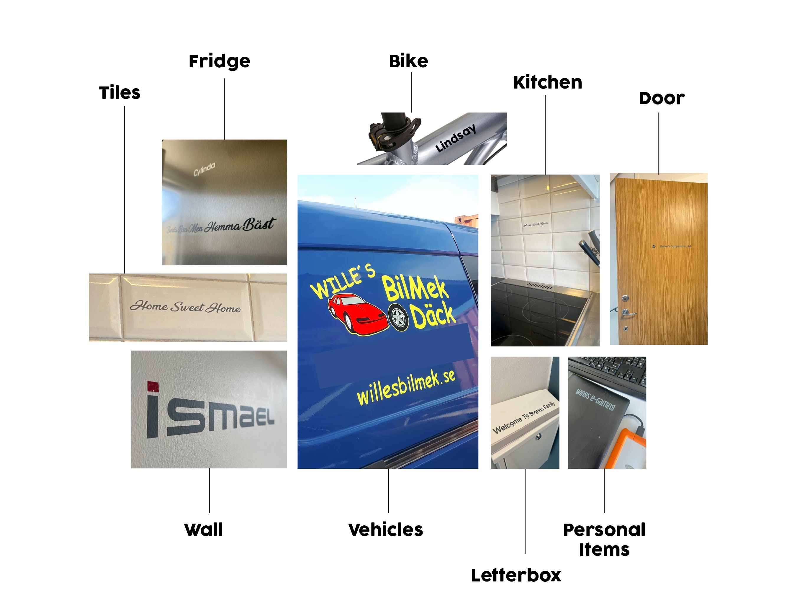 Custom Vinyl Logo Decal-stickers, Personalized Design, Size and Shape ...