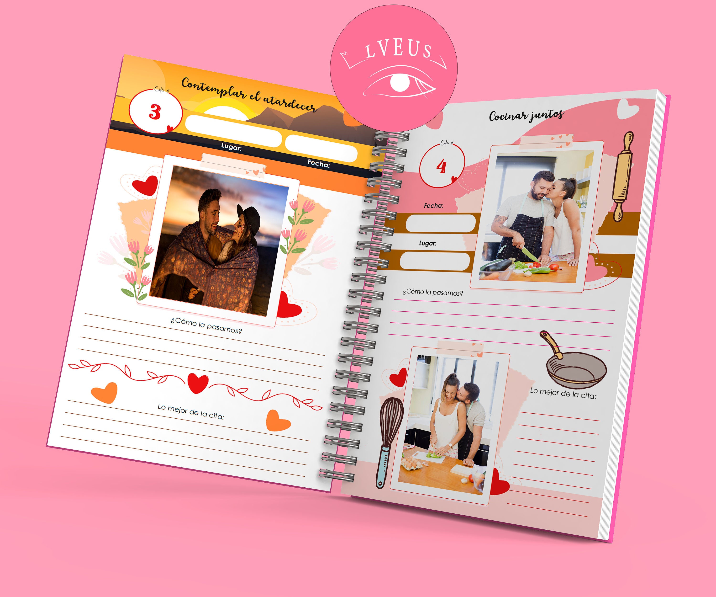 100 CITAS JUNTOS álbum pdf para imprimir - Etsy México