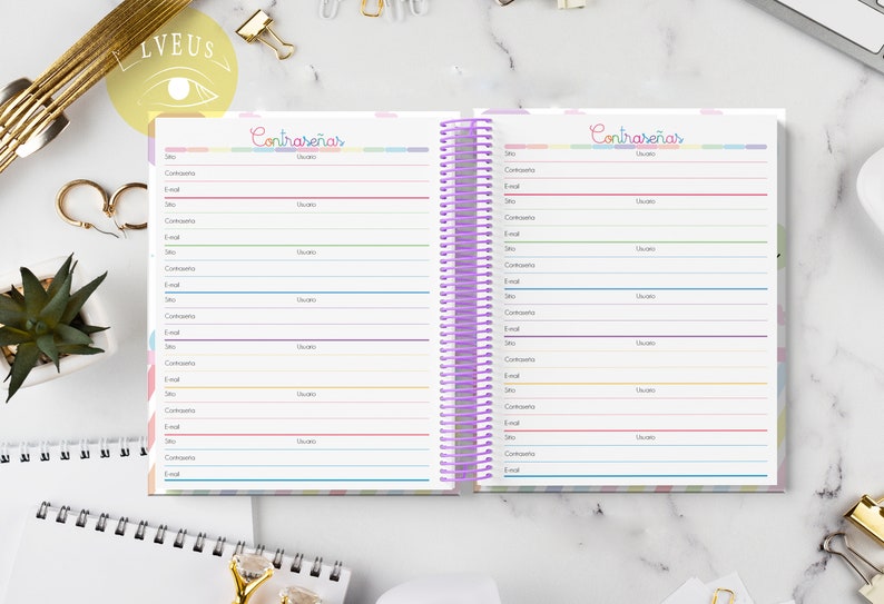 AGENDA 2024 / DAILY Printable PDF File / Medium Trade / With - Etsy UK