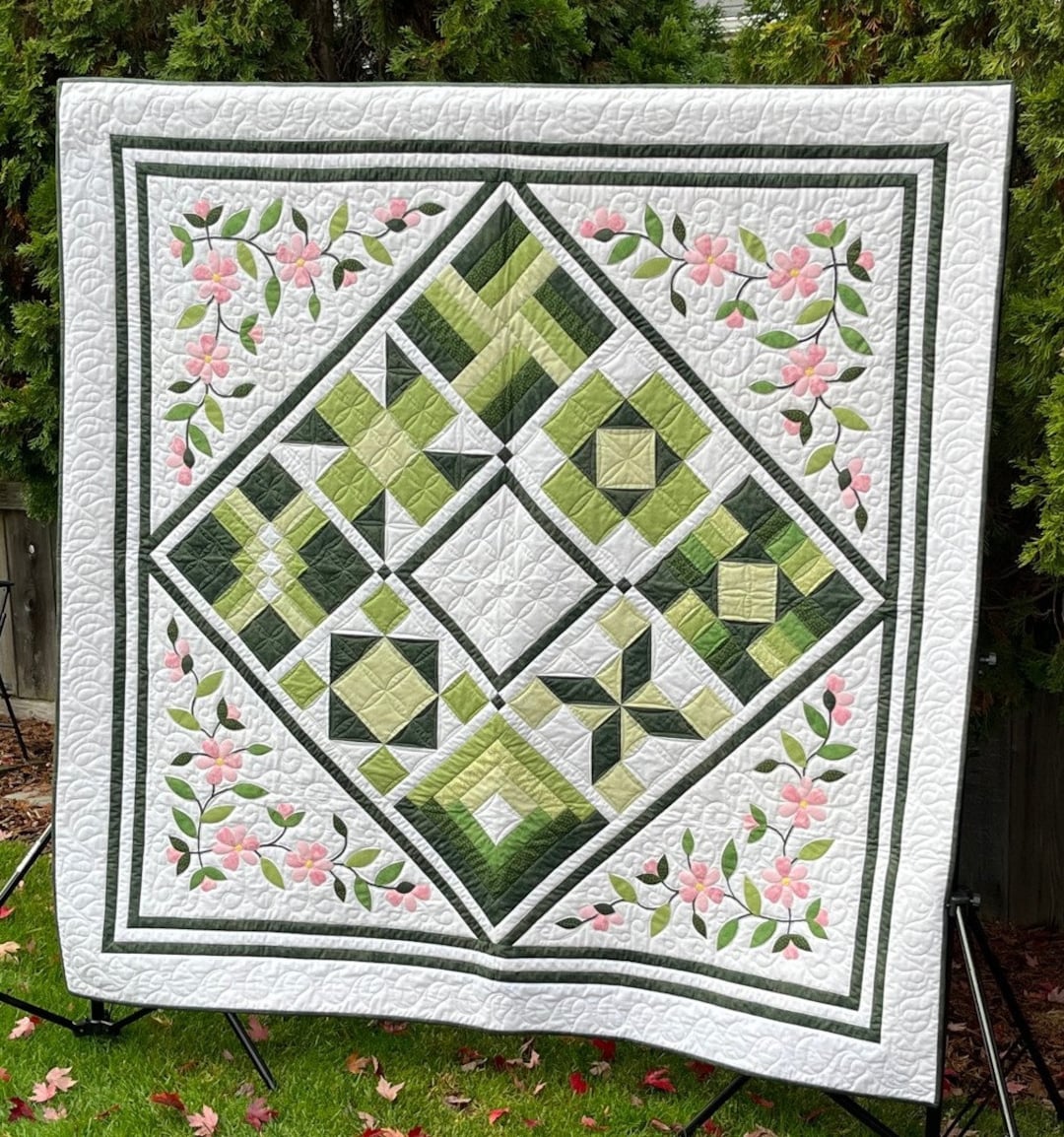 Jade Garden Sampler (a Digital PDF Quilt Pattern) - Etsy