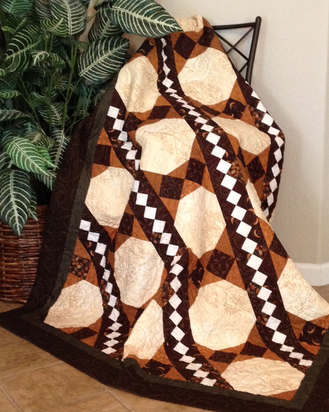 Chocolate Mosaic (a Digital PDF Quilt Pattern) - Etsy