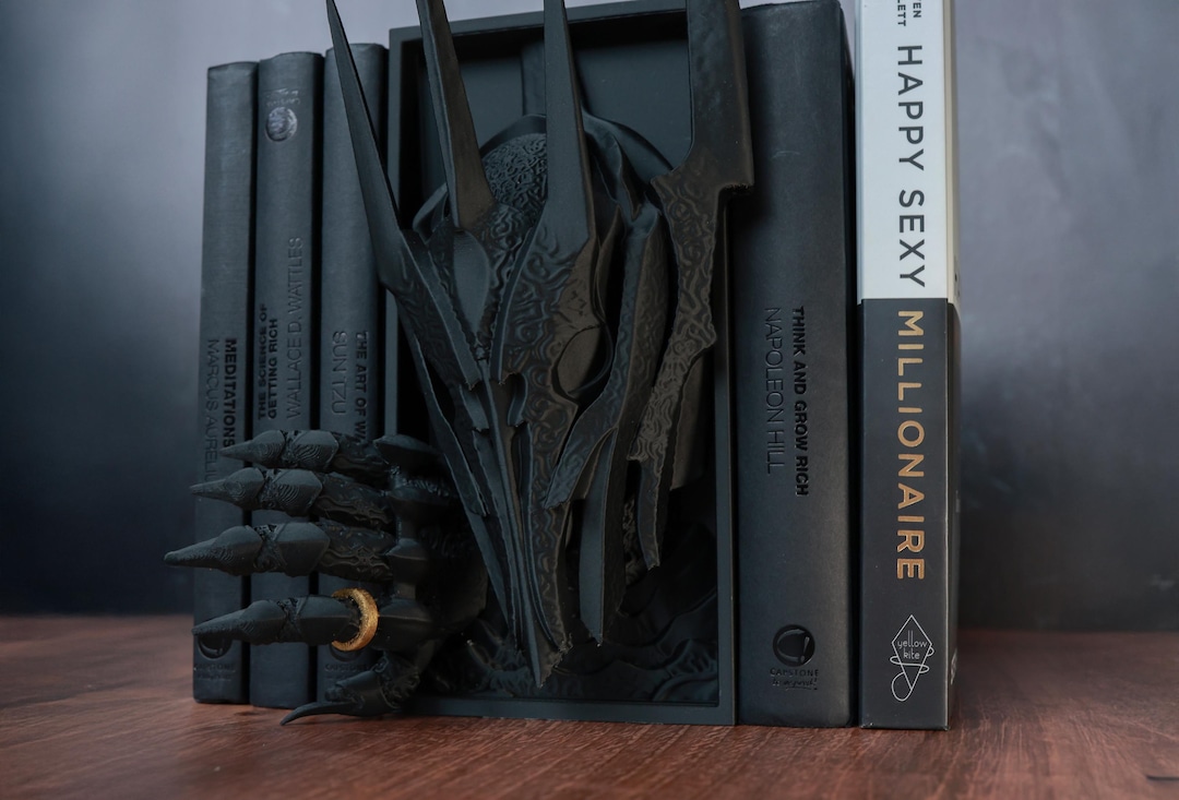Sauron - Lord of the Rings Bookend | Shelf Decoration Book Nook | Decor ...