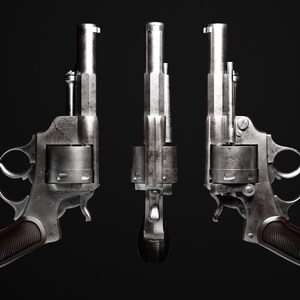 MAS 1873 Revolver 3D Model - Etsy