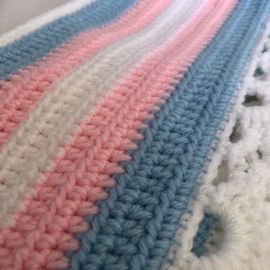 Transgender Pride Handmade Crochet Top - Etsy