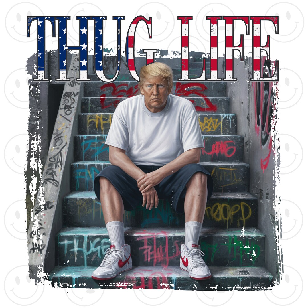 Viral Thug Life Png, Preppy Edgy Png, Diseño de sublimación de alta ...