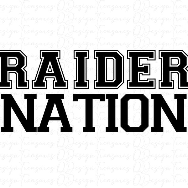 Raiders Nation - Etsy