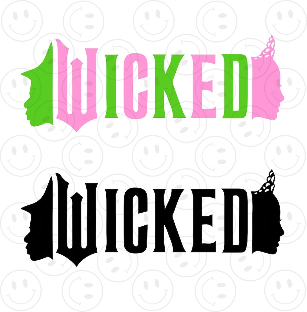 Wicked Movie Svg, Wicked Png, Wicked Cricut, Silhouette, Instant ...