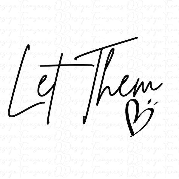 Let Them Svg - Etsy