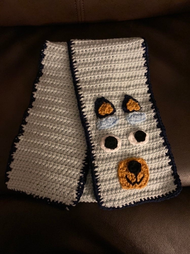 Bluey Scarf Child Scarf - Etsy