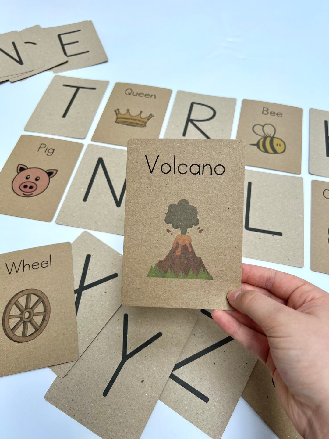 Capital Letter Flashcards - Etsy