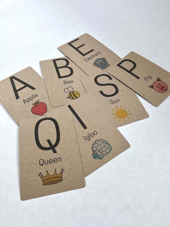 Capital Letter Flashcards | Etsy
