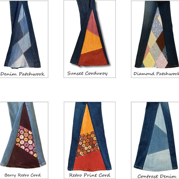 Bell Bottom Jeans - Etsy