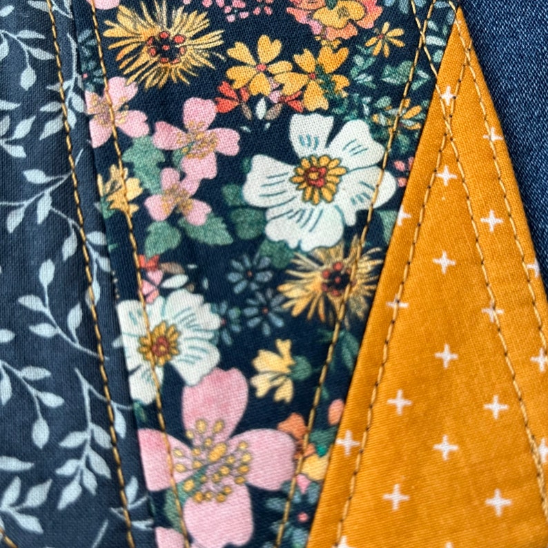 4T, Girls Quilted Patchwork Jacket, Upcycled Jean Jacket - Etsy