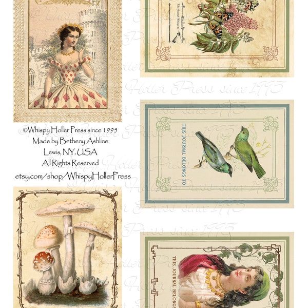 Digital Bookplates - Etsy