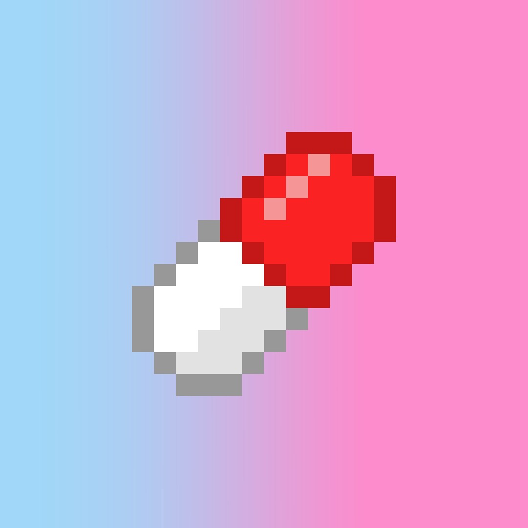 Pill Pixel Art Sticker - Medicine, Mental Health, Notebook Decal - - Etsy