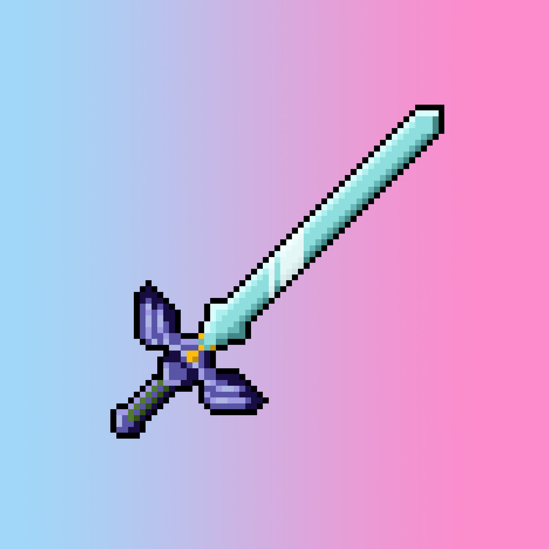 Master Sword Pixel Art Sticker Loz, Zelda Decal, Gaming Gift - Etsy