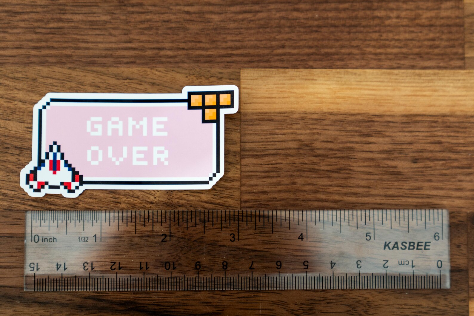 Chiaki Nanami Themed 'game Over' Pixel Art Sticker - Danganronpa, Anime ...